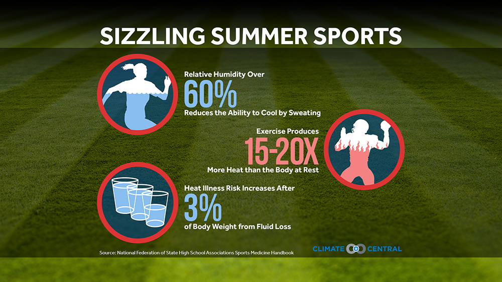 Infographic: Dangerous Heat & Summer Sports | Climate Signals