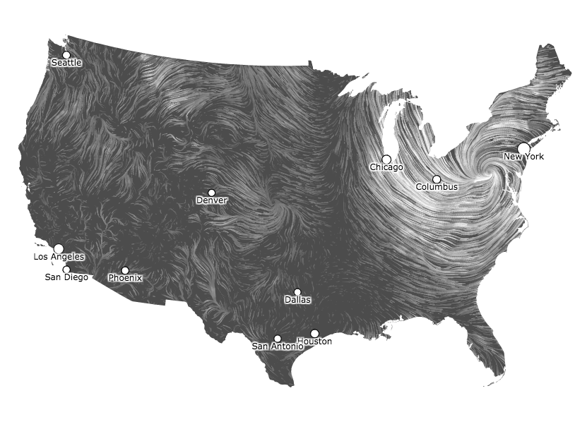 Wind Map: Hurricane Sandy | Climate Signals