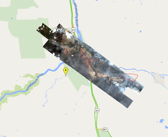 Map: Fort McMurray Fire 2016 Google Crisis Map | Climate Signals