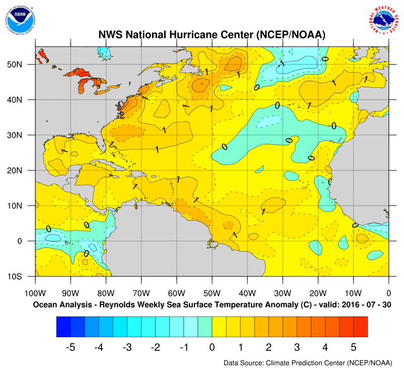 Map: SST Anomaly During Hurricane Earl | Climate Signals Map: SST Anomaly During Hurricane Earl | Climate Signals