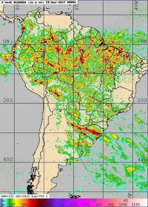 Tweet: Exceptional rainfall over northern Peru, March 9 - 18, 2017 ...