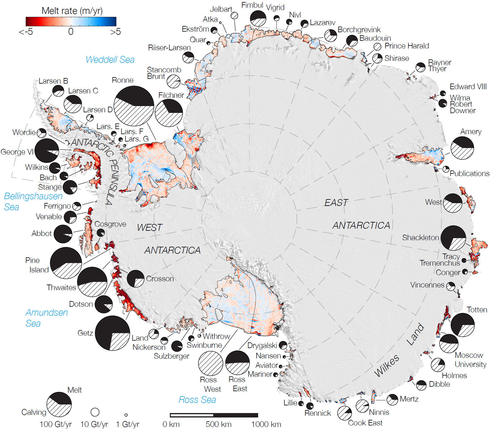 Nasa Ice Cap Melting Map