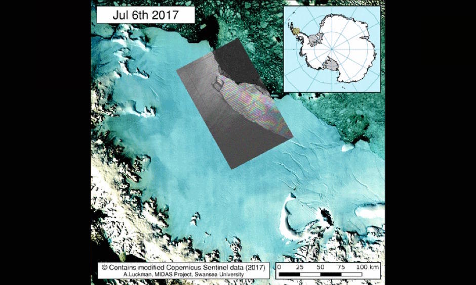 Gif: Animation of Sentinel-1 interferograms | Climate Signals