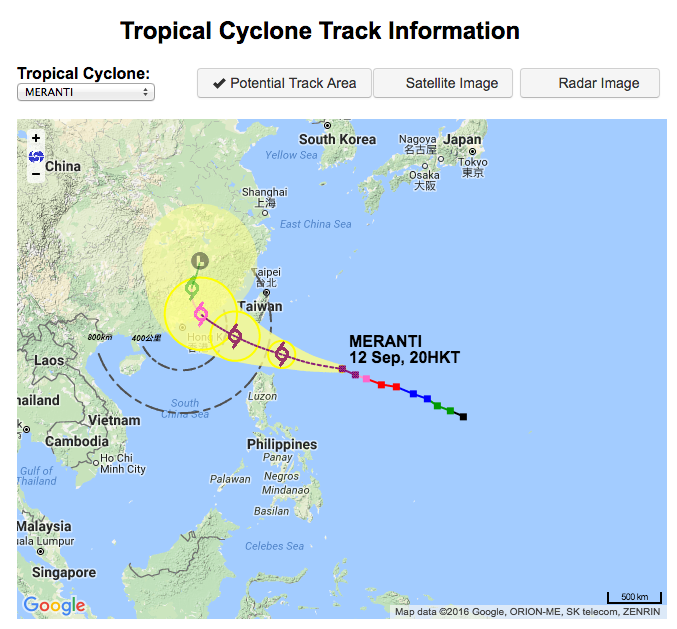 Map: Meranti Positions and Intensities | Climate Signals