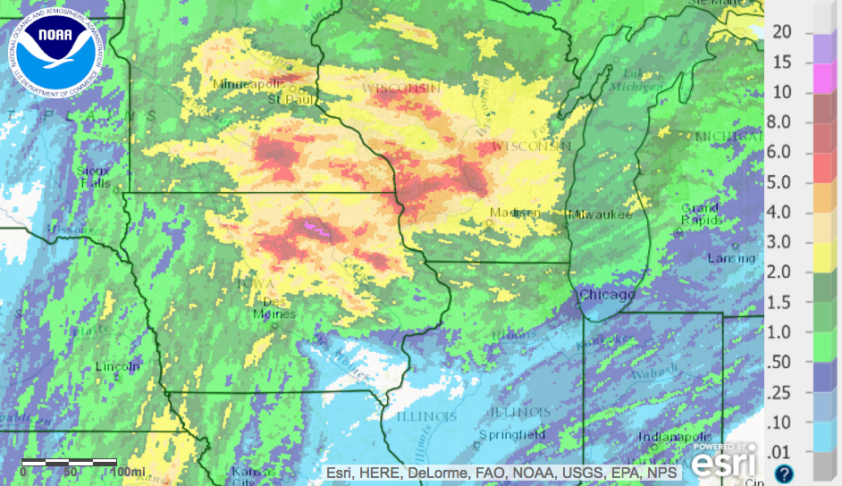 Map: Observed Precipitation Totals, September 20 - 26, 2016 | Climate ...