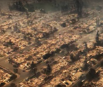 Video: An aerial view of the Tubbs Fire destruction | Climate Signals