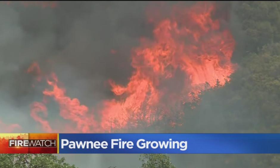 Pawnee Fire Puts 1,500 Under Evacuation Order With Erratic Winds ...