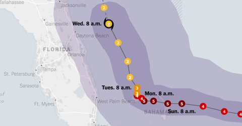 Maps: Track Hurricane Dorian’s Path | Climate Signals